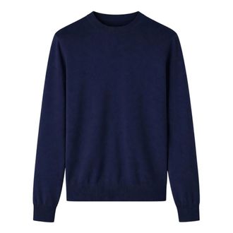 Paolo Pecora Homme, Pulls, Bleu, Taille: 2XL Maille ras du cou