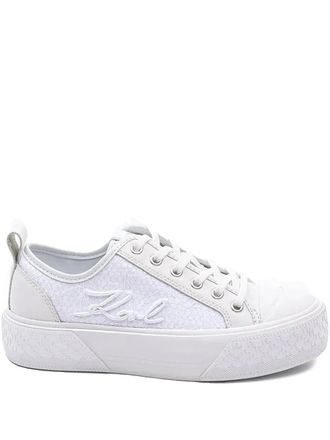 Karl Lagerfeld baskets Kampus Max III - Blanc
