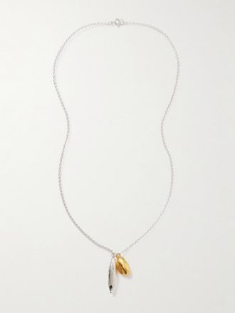 ALIGHIERI The Dance Of The Notes Kette Aus Recyceltem Silber Mit Vergoldung