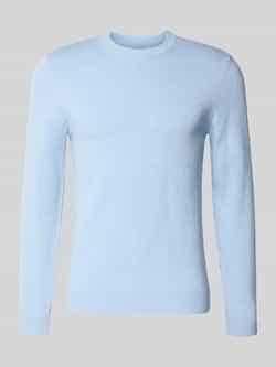 Mc Neal Strickpullover aus Baumwoll-Kaschmir-Mix mit Rundhalsausschnitt