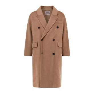 Amaranto Zweireihiger Mantel - - Coats - Herren - Beige - L