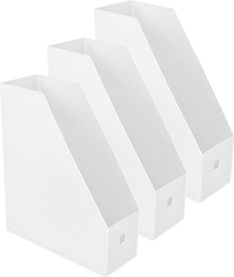 Pretyzoom 3 St&uuml;ck Teiliges Dokumenten Organizer Robuster B&uuml;ro aufbewahrungsbox mit F&auml;chern Stilvoller Stehsammler f&uuml;r Zeitschriften und B&uuml;cher Platzsparend f&uuml;r 