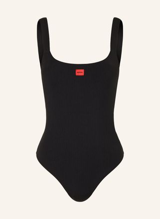 HUGO BOSS Hugo Badeanzug Signature schwarz