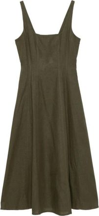 Twinset Femme, Robes, Vert, Taille: 38 FR Robe Midi