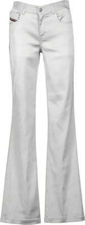 Diesel Femme, Jeans, Gris, Taille: 38 FR Jean Slim Fit en Satin