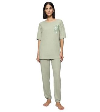 Triumph Endless Comfort PK SSL 10 Co/MD Ensemble Pyjama, Combinaison de lumi&egrave;re Verte, 38 Femmes