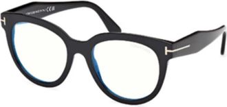Tom Ford Blue Block Butterfly Optische Fassung - - Accessories - unisex - Schwarzk - 52 MM