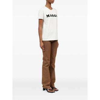 Maison Margiela Arched Logo Print T-Shirt - White