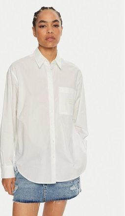 Calvin Klein Jeans Hemd J20J224436 Weiß Relaxed Fit