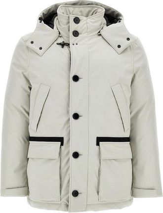 Fay Knielanger Mantel - Wei&szlig;