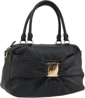 Ferragamo Sac &agrave; main Pre-owned - Femme - Pre-owned - Noir - Taille: ONE Size