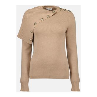 Paco Rabanne Beiger Wollpullover Herbst-Winter Kollektion - - Knitwear - Damen - Beige - S