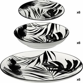 Secret de Gourmet Secret De Gourmet - Geschirr-Set palme, 18-teilig