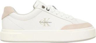 Calvin Klein Jeans Femme, Chaussures, Blanc, Taille: 41 EU Basket Cupsole Laceup