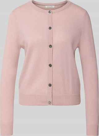 Christian Berg Strickjacke aus Kaschmir mit Rundhalsausschnitt