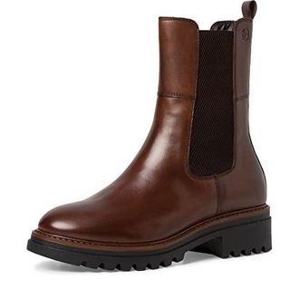 Tamaris Femme Bottines, Dame Bottines,TOUCHit,Bottes,Demi-Bottes,Bottillon,Plat,Muscat,38 EU