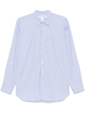 Comme Des Gar&ccedil;ons chemise &agrave; rayures - Bleu