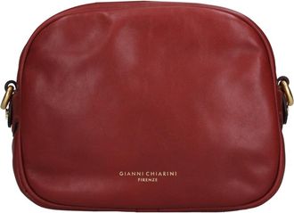 Gianni Chiarini Femme, Sacs, Rouge, Taille: ONE Size Leather Crossbody Bag