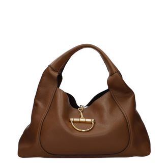 Gucci Femmes Sacs &agrave; bandouli&egrave;re en cuir marron