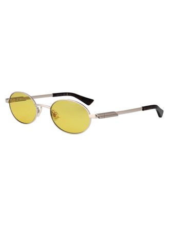 Bottega Veneta Unisex Sunglasses Bv1470s Silver Metal