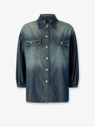 Pinko Danae light denim shirt - PINKO - gender_Woman