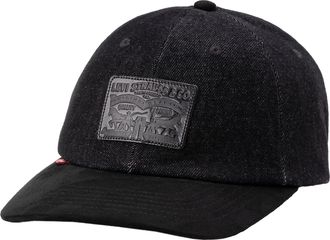Levi's Herren Relaxed Dad Heritage Cap baseballmütze, Regular Black, UN