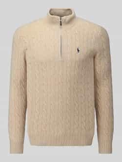 Polo Ralph Lauren Regular Fit Troyer aus Woll-Kaschmir-Mix