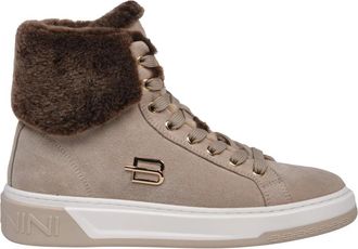 Baldinini Wildleder-Sneaker - - Shoes - Damen - Beige - 40 EU