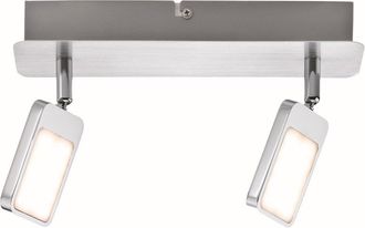 Paulmann 66643 Spotlight Mic 2x4,5W Chrom 230V Metall 666.43 Deckenleuchte Lampe LED Deckenlampe Deckenstrahler