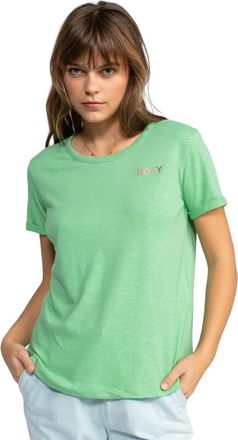 Roxy Damen Saturdaze Ss Tee T-Shirt, Zephyr Green, XL