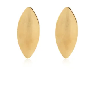 Jacquemus Femme, Accessoires, Jaune, Taille: ONE Size Boucles doreilles en forme damande