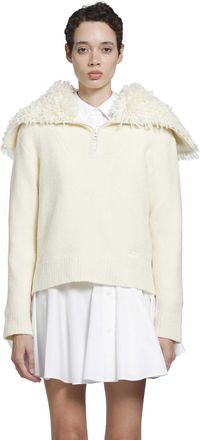 Loewe Wool Blend Zip-Up Sweater