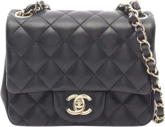 Chanel Sac bandouli&egrave;re vintage doccasion - Femme - Pre-owned - Noir - Taille: ONE Size