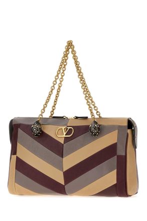 Valentino Garavani Nappa Leather Shoulder Bag - Multicolor