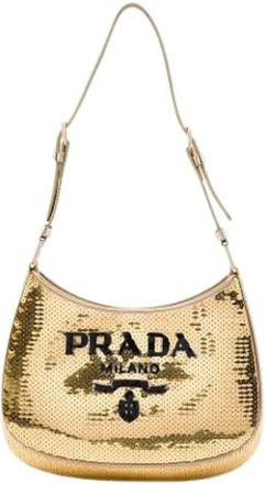 Prada Sac bandouli&egrave;re vintage doccasion - Femme - Pre-owned - Jaune - Taille: ONE Size