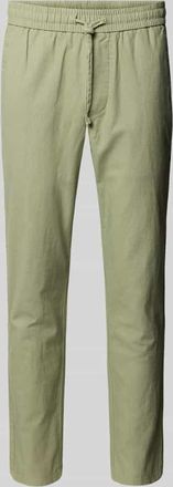 Only & Sons Cropped Stoffhose aus Leinen-Mix Modell LINUS