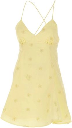 MC2 Saint Barth Femme, Robes, Jaune, Taille: 38 FR Short Robes