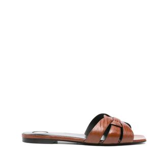 Saint Laurent Stilvolle Sommer Sandalen f&uuml;r Frauen - - Shoes - Damen - Braun - 40 EU