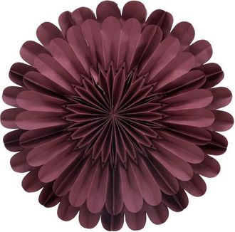 Paris Prix Paris Prix - Lampe Suspension Déco Jarvson 60cm Rouge Foncé