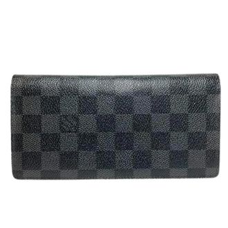 Louis Vuitton Pre-owned Porte Feuille Brazza Damier Graphite Wallet - Homme - Pre-owned - Gris - Taille: ONE Size
