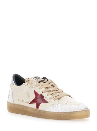 Golden Goose Mens Sneakers Ballstar White Leather Ovine Trainers