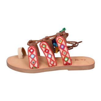 Coral Blue Femme, Chaussures, Multicolore, Taille: 39 EU Sandali Tessuto