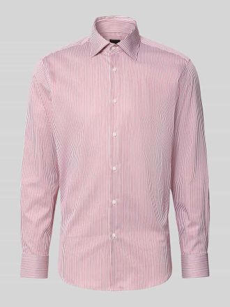 HUGO BOSS Regular Fit Businesshemd aus Baumwoll-Mix Modell H-Joe-kent