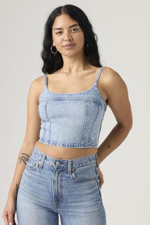 Levi's Jadine Lightweight Denim Cami Tank Top - Damen - Blau / Blau
