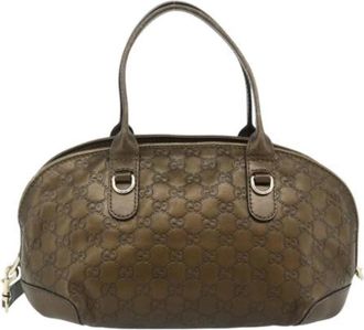 Gucci Sac &agrave; main en toile Pre-owned - Femme - Pre-owned - Brun - Taille: ONE Size