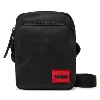 HUGO BOSS Umh&auml;ngetasche HUGO Ariell Saddle M 50547767 Schwarz