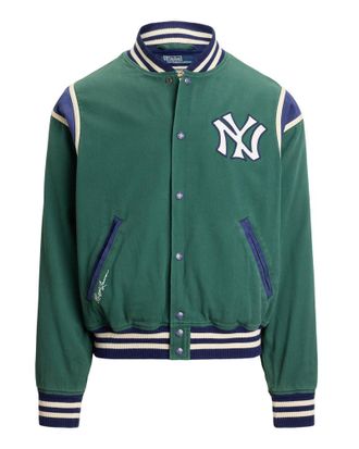 Ralph Lauren Collegejacke aus einem Baumwoll-Canvas aus der MLB-Stickerei in