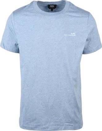 A.P.C. A.p.c., Homme, Tops, Bleu, Taille: XL T-Shirt
