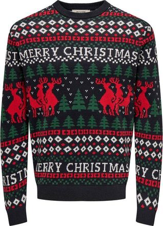 Only & Sons Rundhalspullover ONSX-MAX REG DEER CREW KNIT