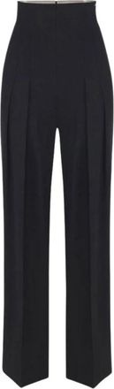 Elisabetta Franchi Wide Hosen - - Trousers - Damen - Schwarzk - XS
